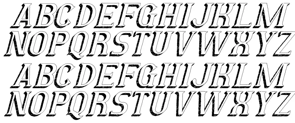 White Letters font by VinType | FontRiver