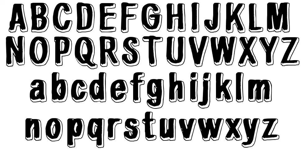 White light, black line font by junkohanhero | FontRiver