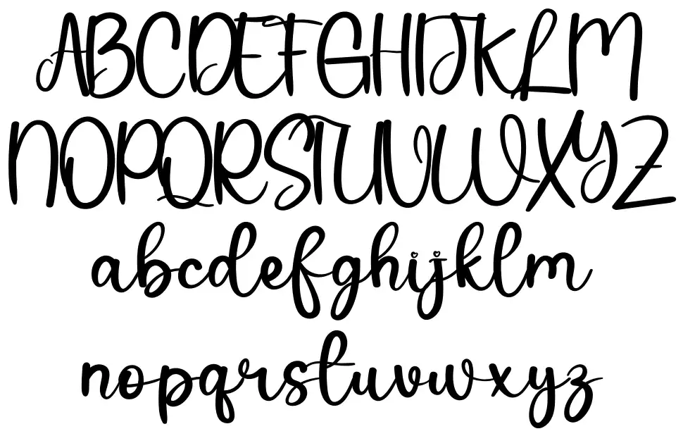 Winter Daily font by Etik Fatimah | FontRiver