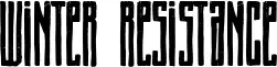 Winter Resistance font by Woodcutter - FontRiver