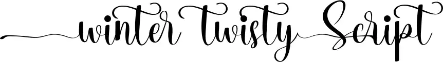 Winter Twisty Script font by NihStudio | FontRiver