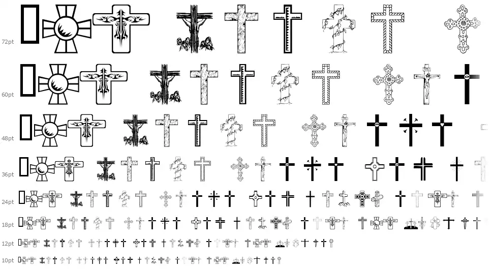 WM Crosses 1 font by WillyMac | FontRiver