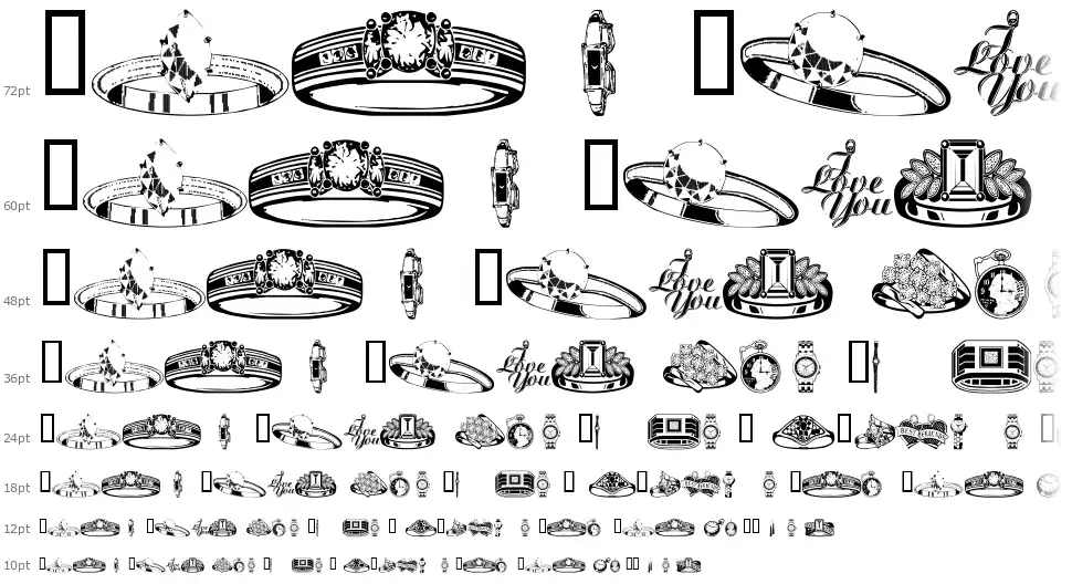 WM Jewelry font by WillyMac | FontRiver