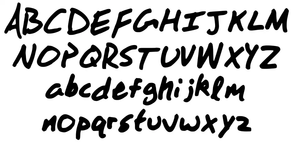 Woah Thats Bold font by Brandon Sweeney | FontRiver