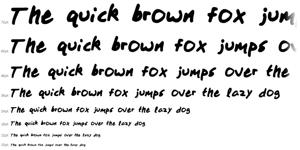 Woah Thats Bold font by Brandon Sweeney | FontRiver