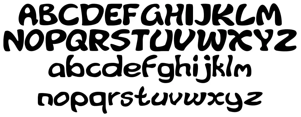 Wobbly font by Pete Mannix | FontRiver