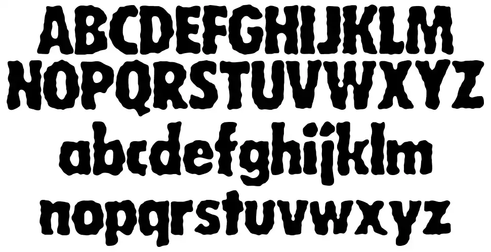 Wobbly BRK font by Ænigma | FontRiver