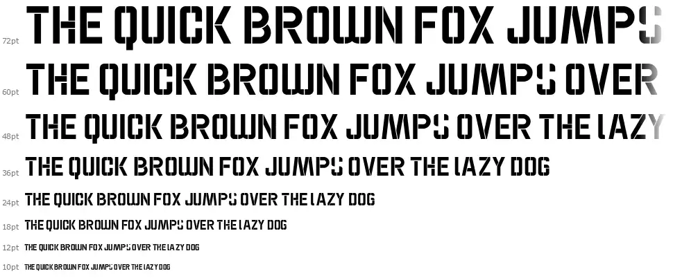 Wok Stencil font by qtypography | FontRiver