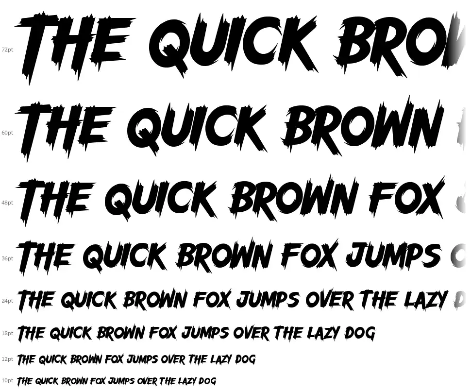 Wolves Vs Monster font by The Branded Quotes | FontRiver