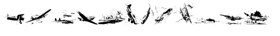 World War II Warplanes 2 font by Intellecta Design | FontRiver
