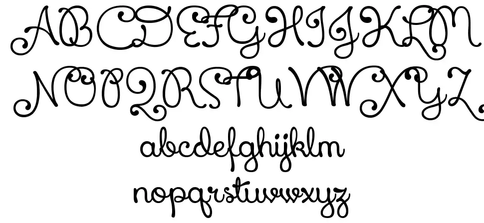 Xiomara font by Lauren Thompson | FontRiver