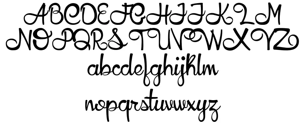 Yellow Llama font by Camilla Bertoni | FontRiver