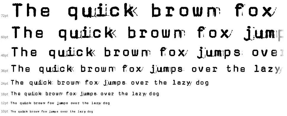 zai Olivetti Hispano Pluma 22 Typewriter font by Tomasz Skowronski ...