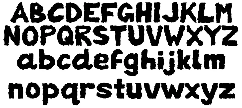 zai Torn Paper font by | FontRiver