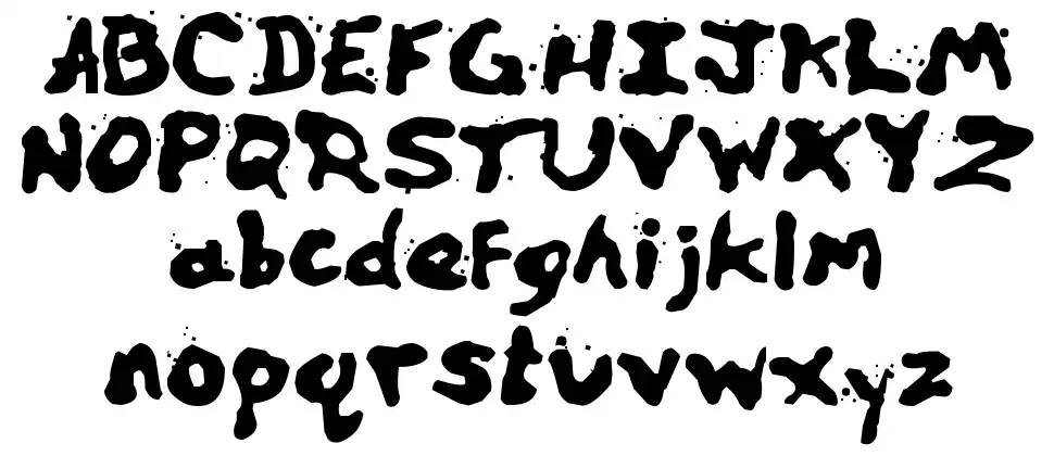 Zill Spills font by Zillah | FontRiver