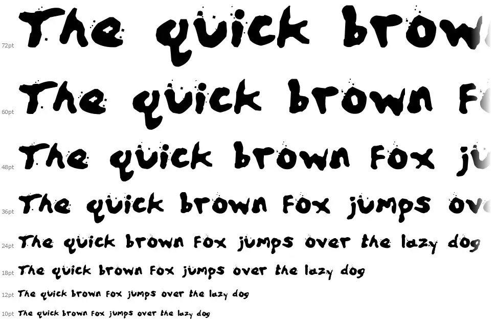 Zill Spills font by Zillah | FontRiver