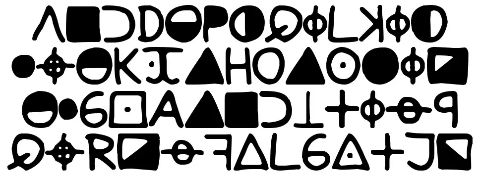 Zodiac Killer Code font by Woodcutter | FontRiver