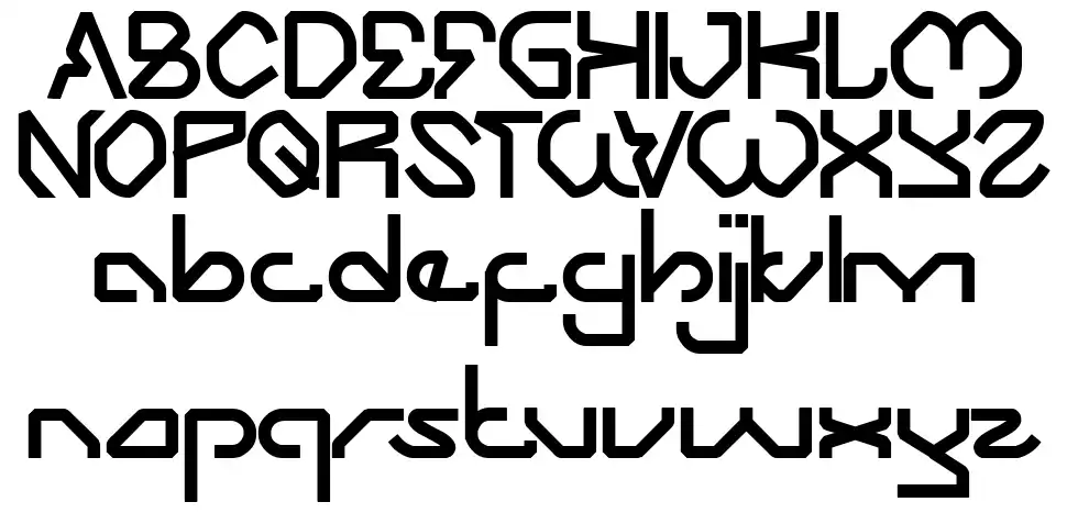 Zooming Track font by weknow | FontRiver