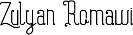 Zulyan Romawi font by Hurufraktur | FontRiver